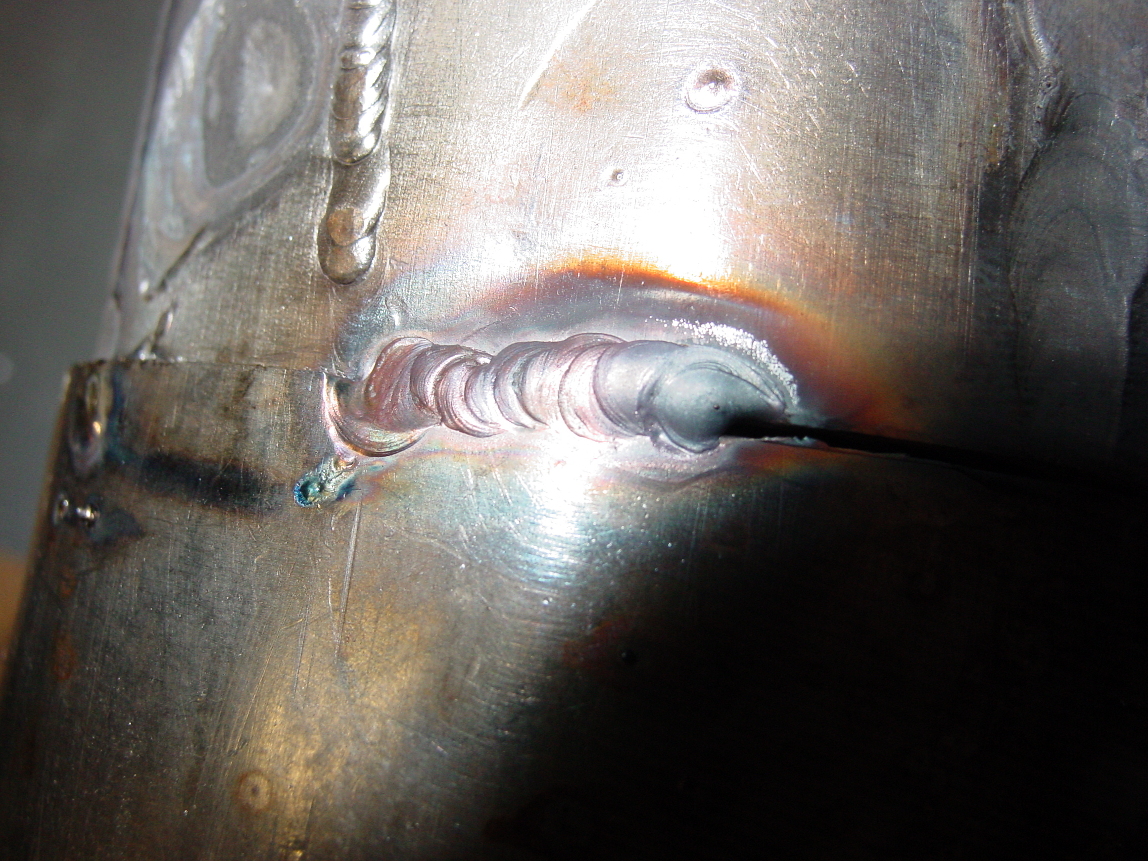 First TIG welds... definitely need some help from you pros. | VW Vortex ...